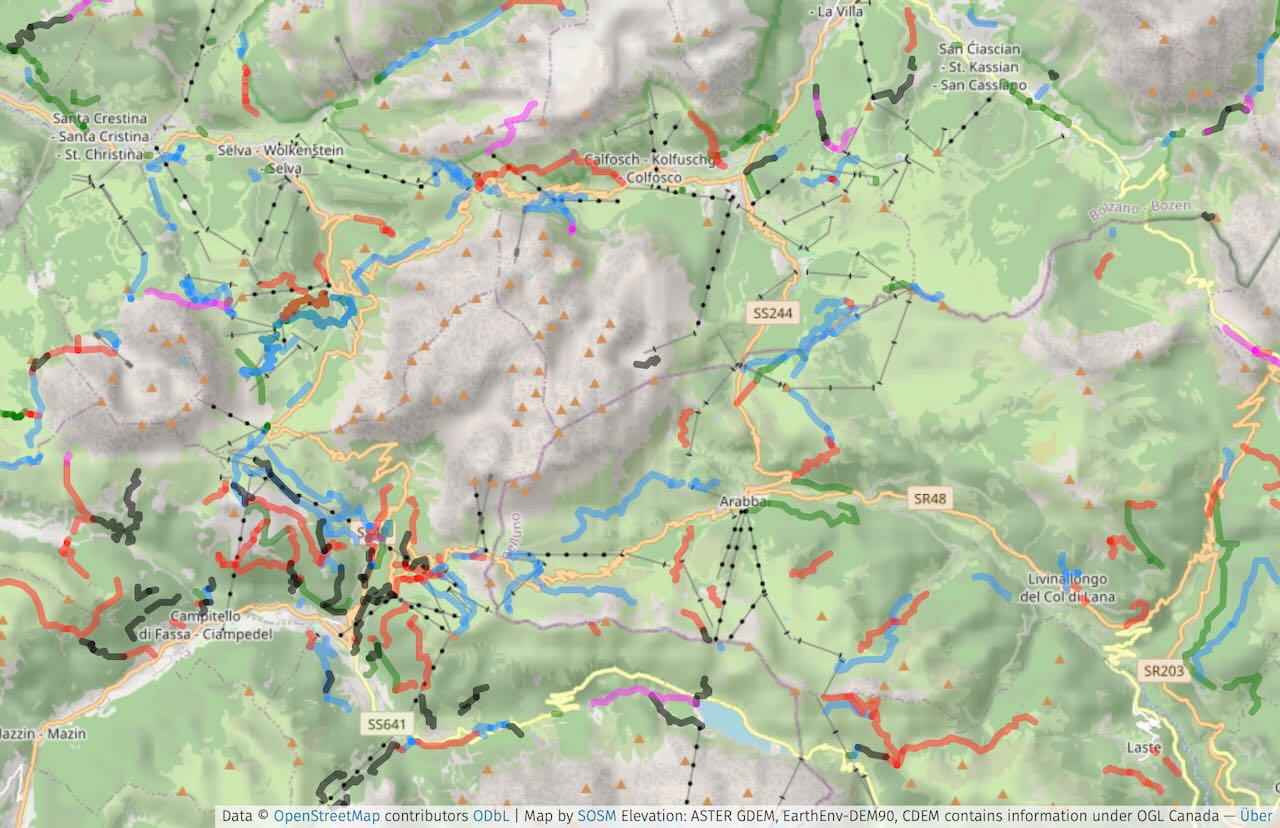Dolomiten MTB Trail-Map - Freeride.Today